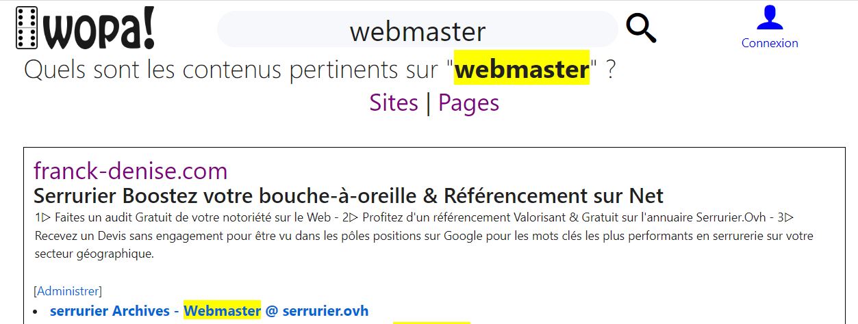 Découvrez Wopa, le moteur de recherche intelligent et personnalisé